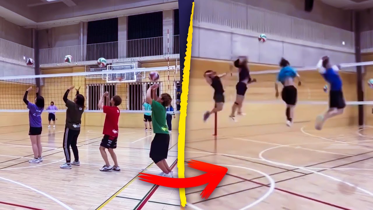 CRAZIEST VOLLEYBALL TRICK EVER !? Best Volleyball Tricks - YouTube