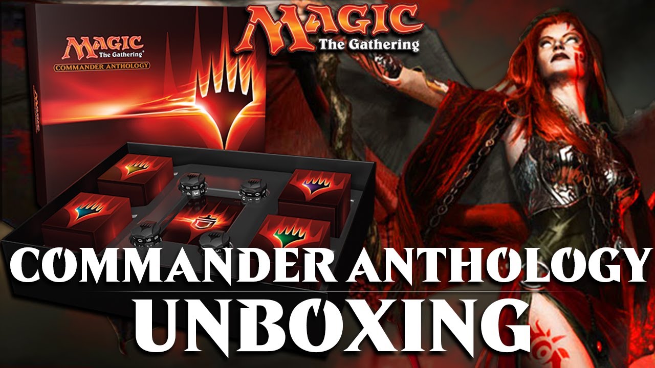 COMMANDER ANTHOLOGY - Unboxing de Magic: the Gathering - MTG - YouTube