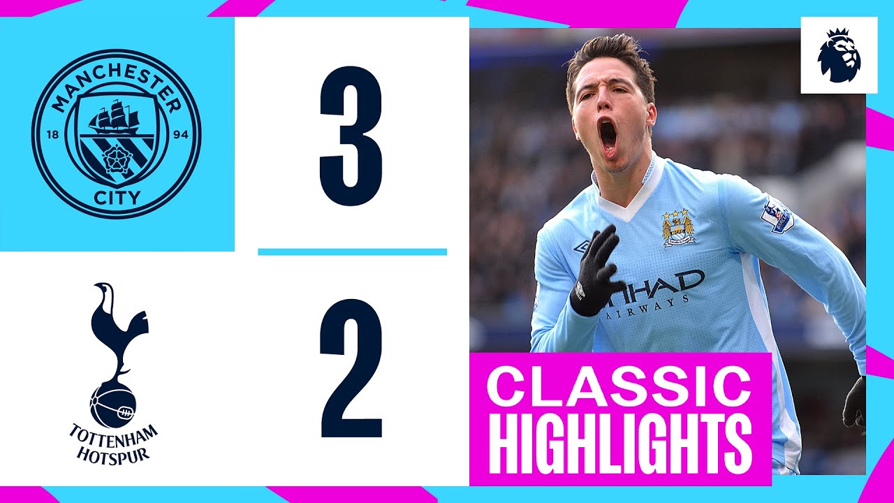 SUPER MARIO SINKS SPURS! | Man City 3-2 Spurs | Classic Highlights ...