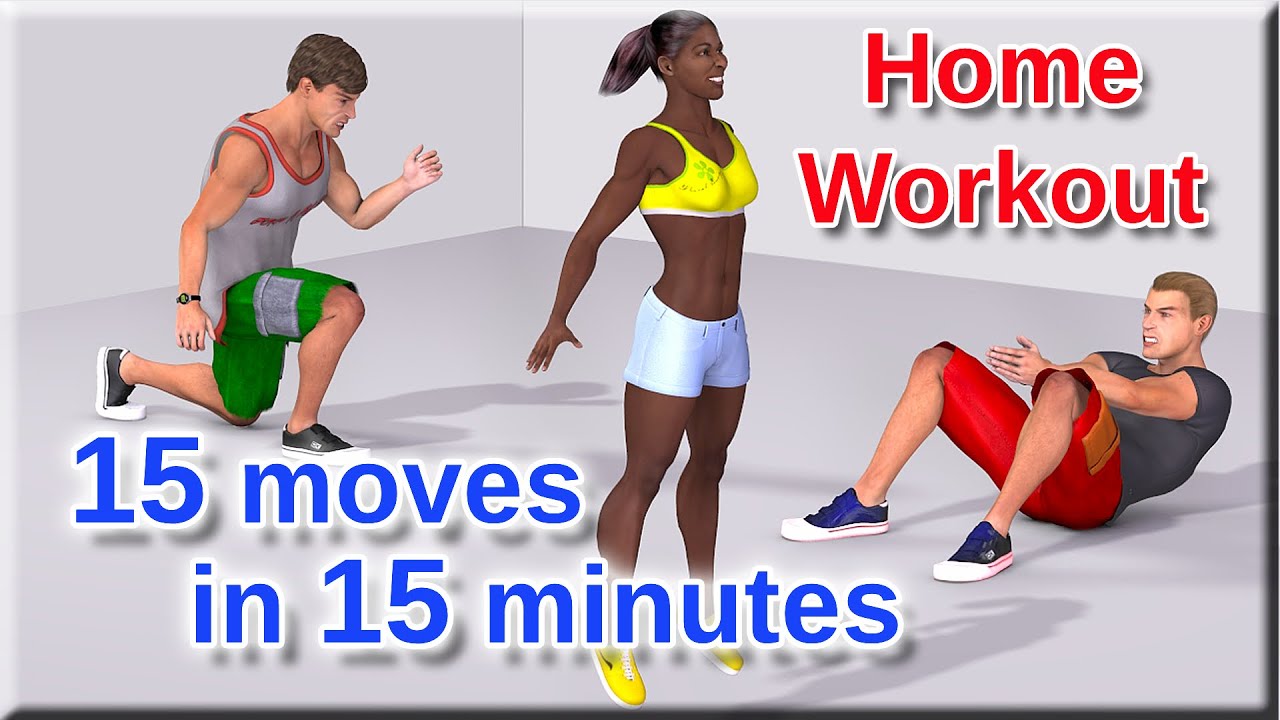15 simple exercises to lose weight • Do your best at home - YouTube