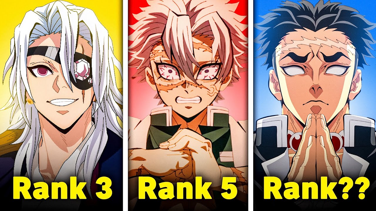 Ranking 9 Hashira Strength Levels in Demon Slayer! - YouTube