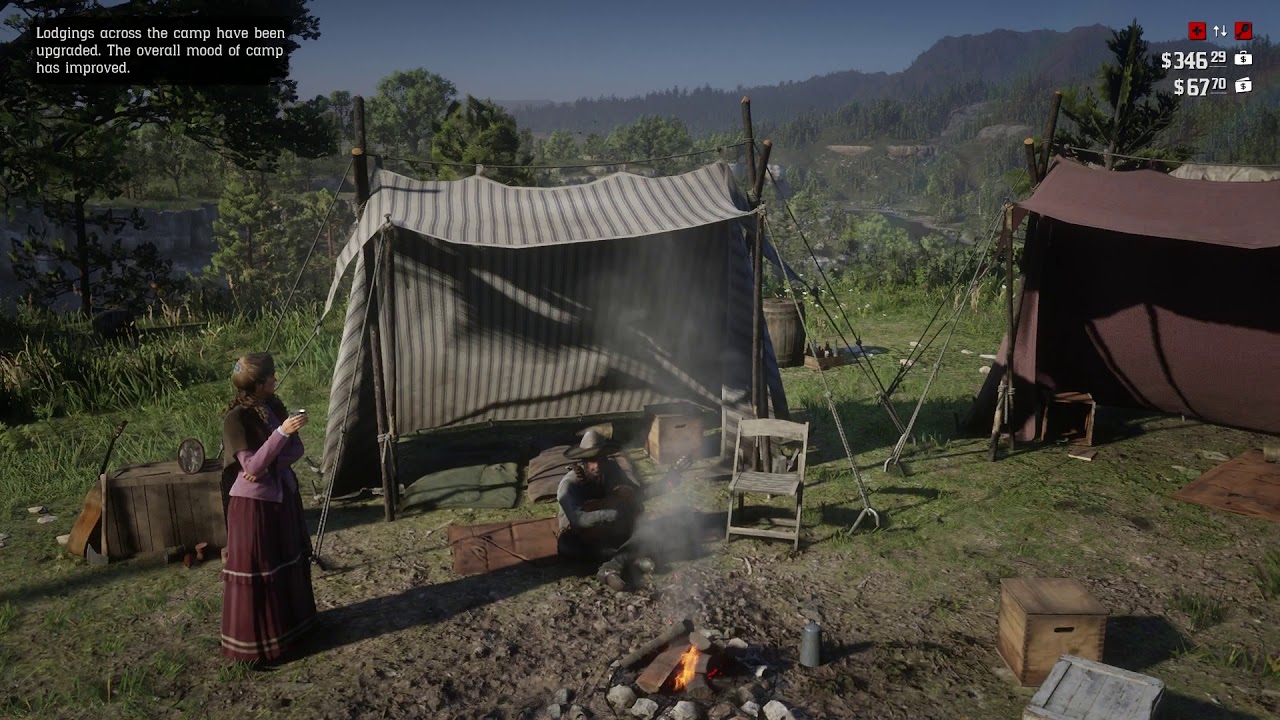 Red Dead Redemption 2 - Use Camp Ledger To Buy Camp Lodging (Upgrades ...