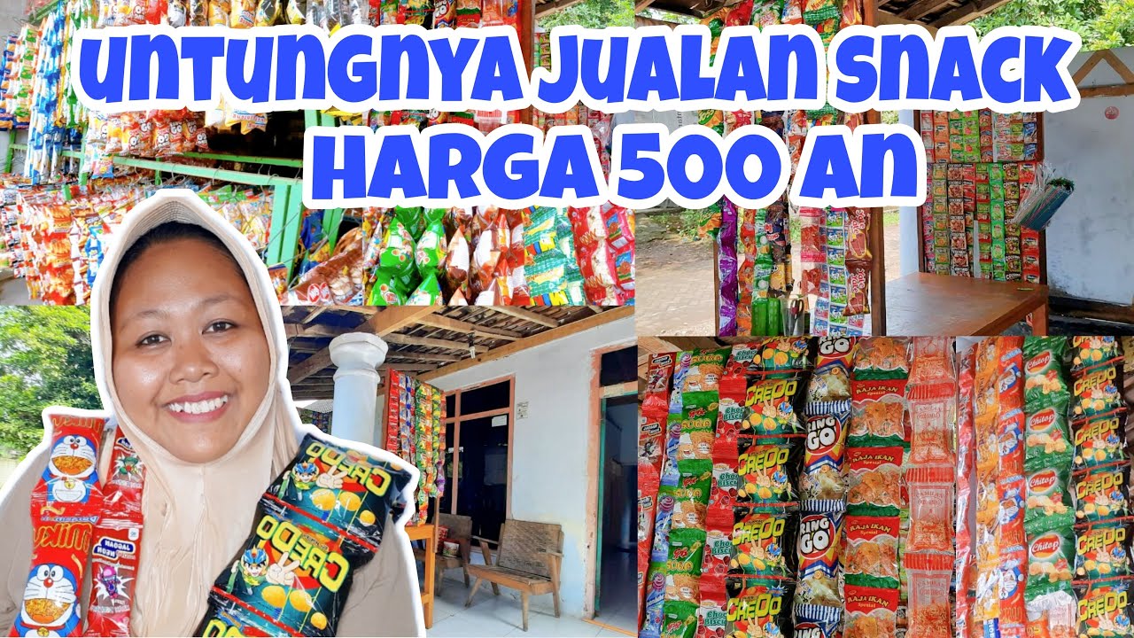Berapa untung jualan snack 500 an | jualan di teras rumah | ide jualan ...
