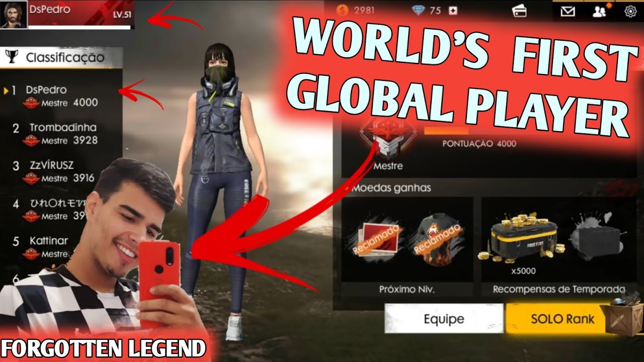 WORLD'S FIRST GLOBAL PLAYER - TOP RARE ACCOUNT IN THE WORLD - GARENA ...