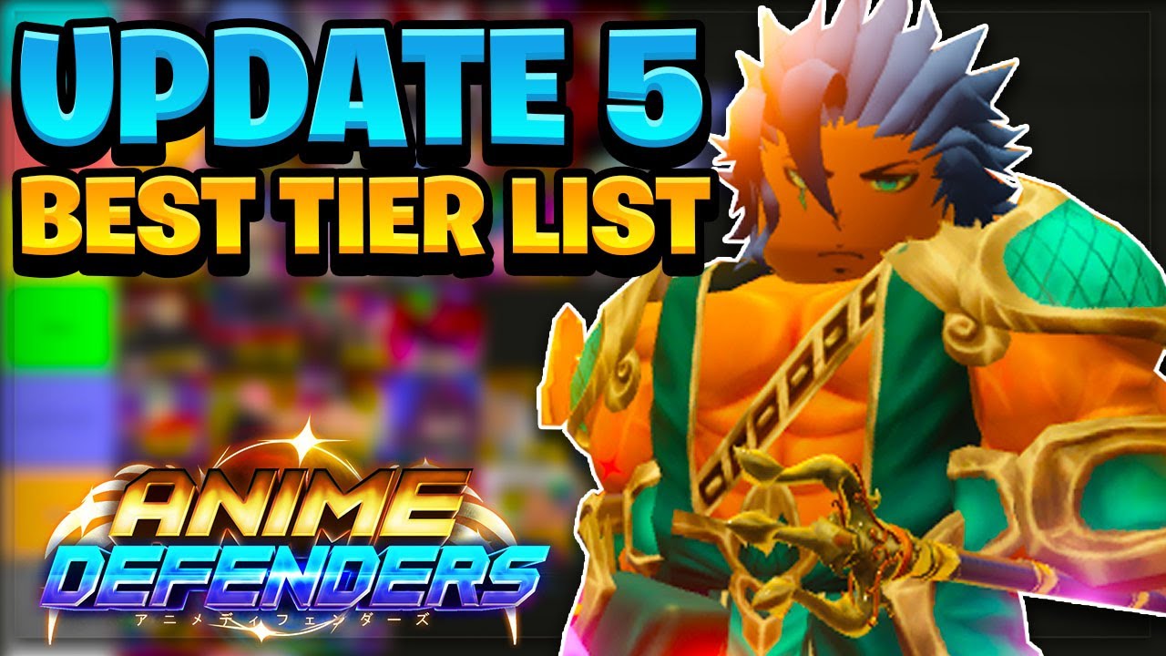 *BEST* Update 5 UNIT TIER LIST In Anime Defenders (META & WHO TO SUMMON ...