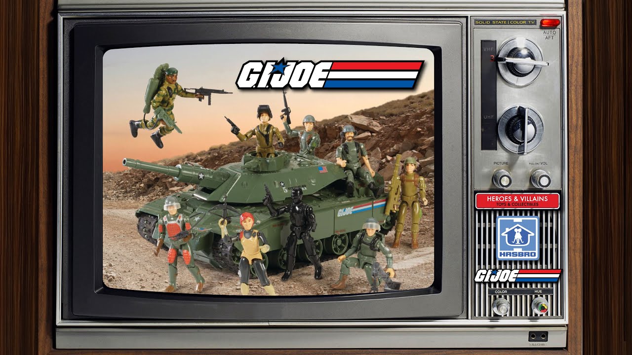 1982-94 Hasbro GI Joe 'Real American Hero' Toy Commercial Compilation ...