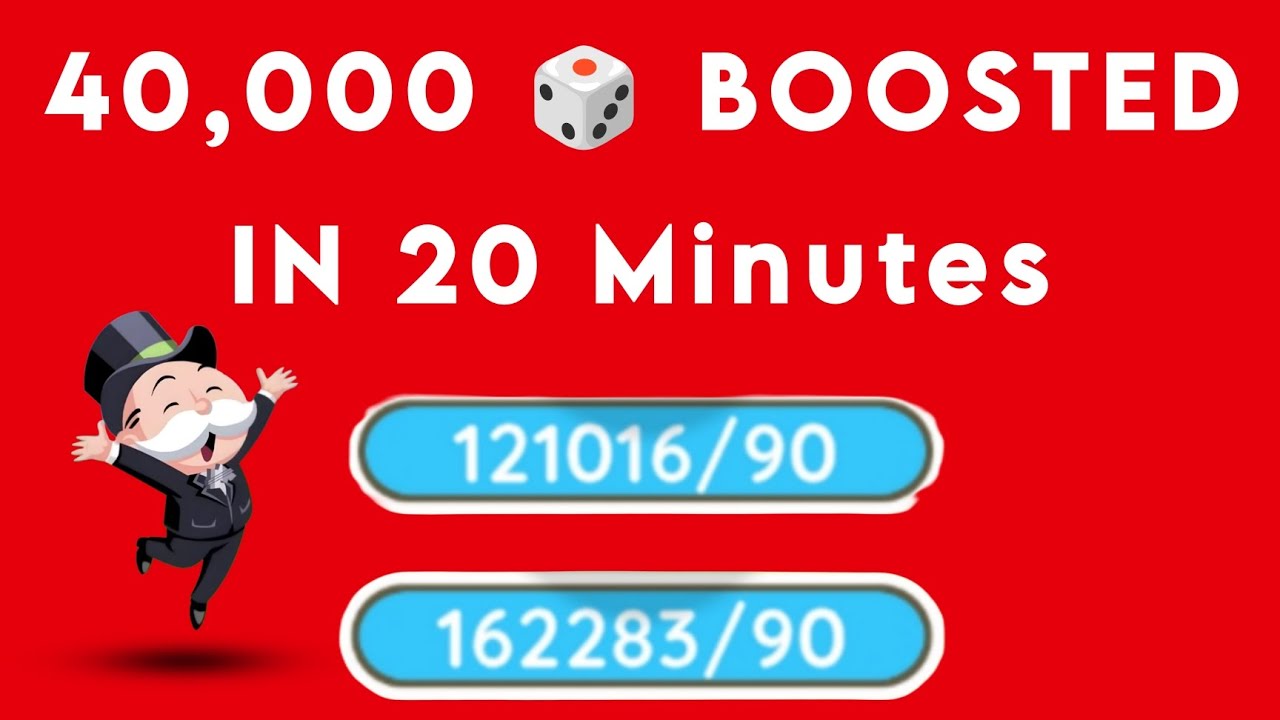 40,000 Dice Boost - Monopoly Go Gameplay #monopolygo - YouTube