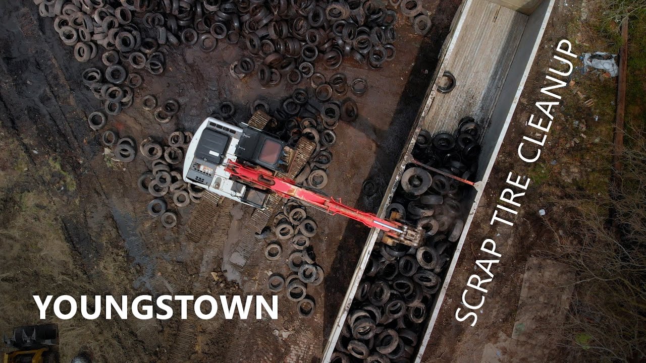 Youngstown Scrap Tire Cleanup - YouTube