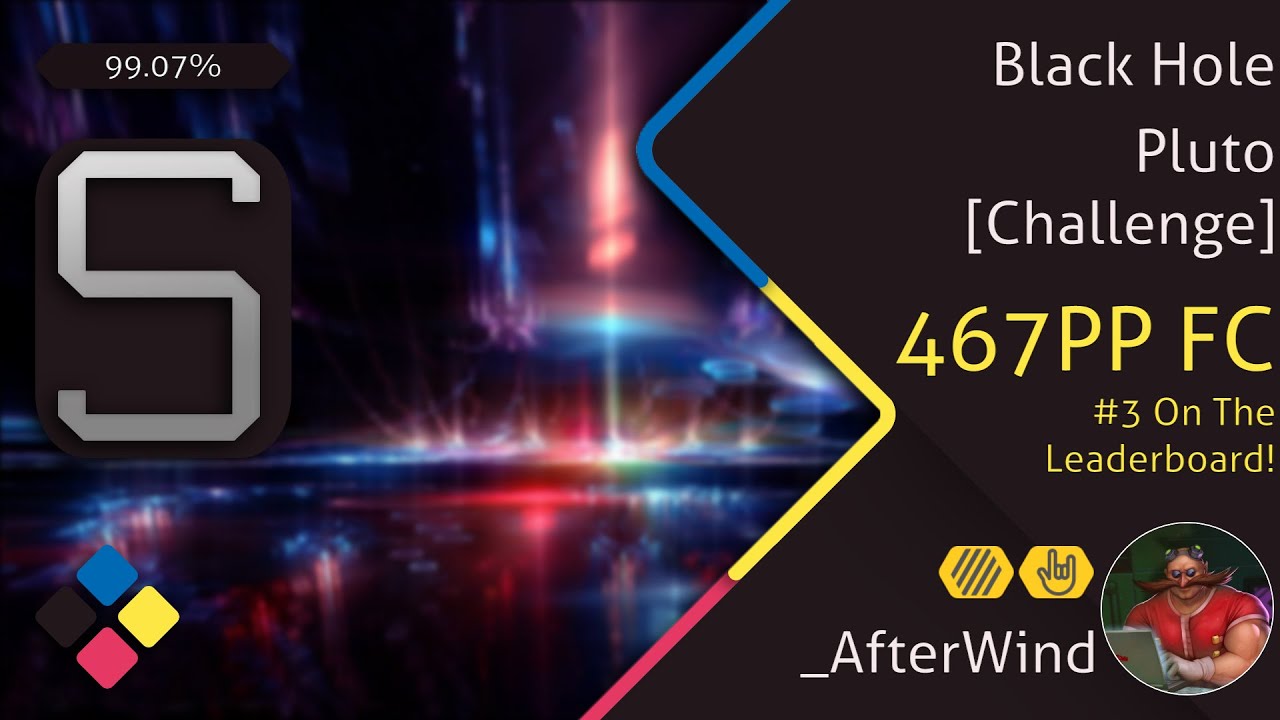 _AfterWind | Black Hole - Pluto [Challenge] +HDHR, 99.07% FC #3 - YouTube