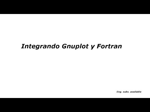 Gnuplot y Fortran - YouTube