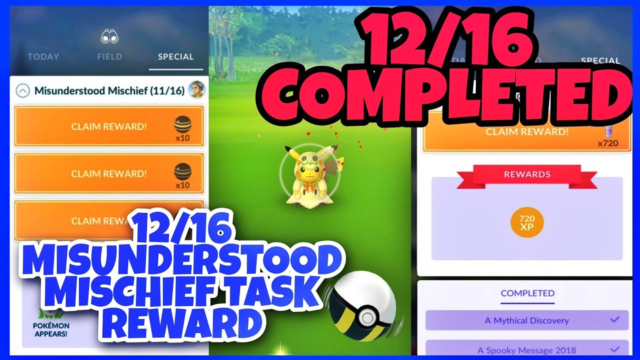 12/16 Misunderstood Mischief Task Completed | Pumpkaboo Collection ...