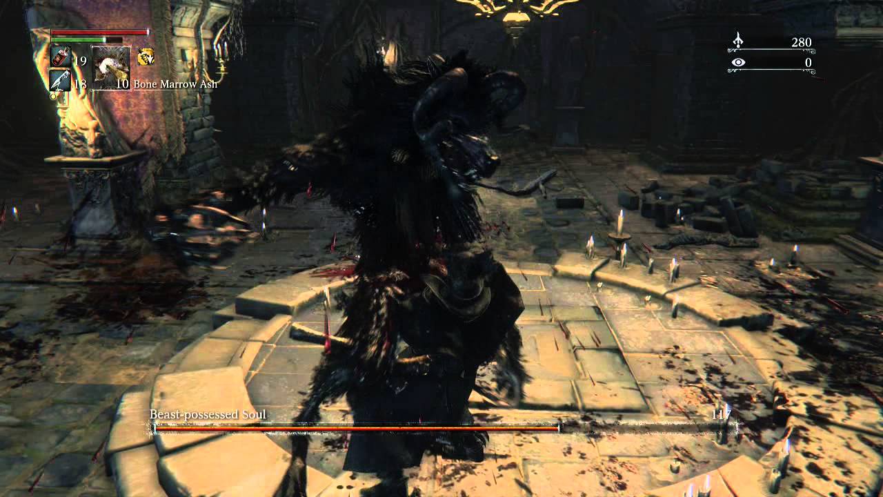 Bloodborne: Level 4 Boss Fight #31 - Beast-Possessed Soul - YouTube