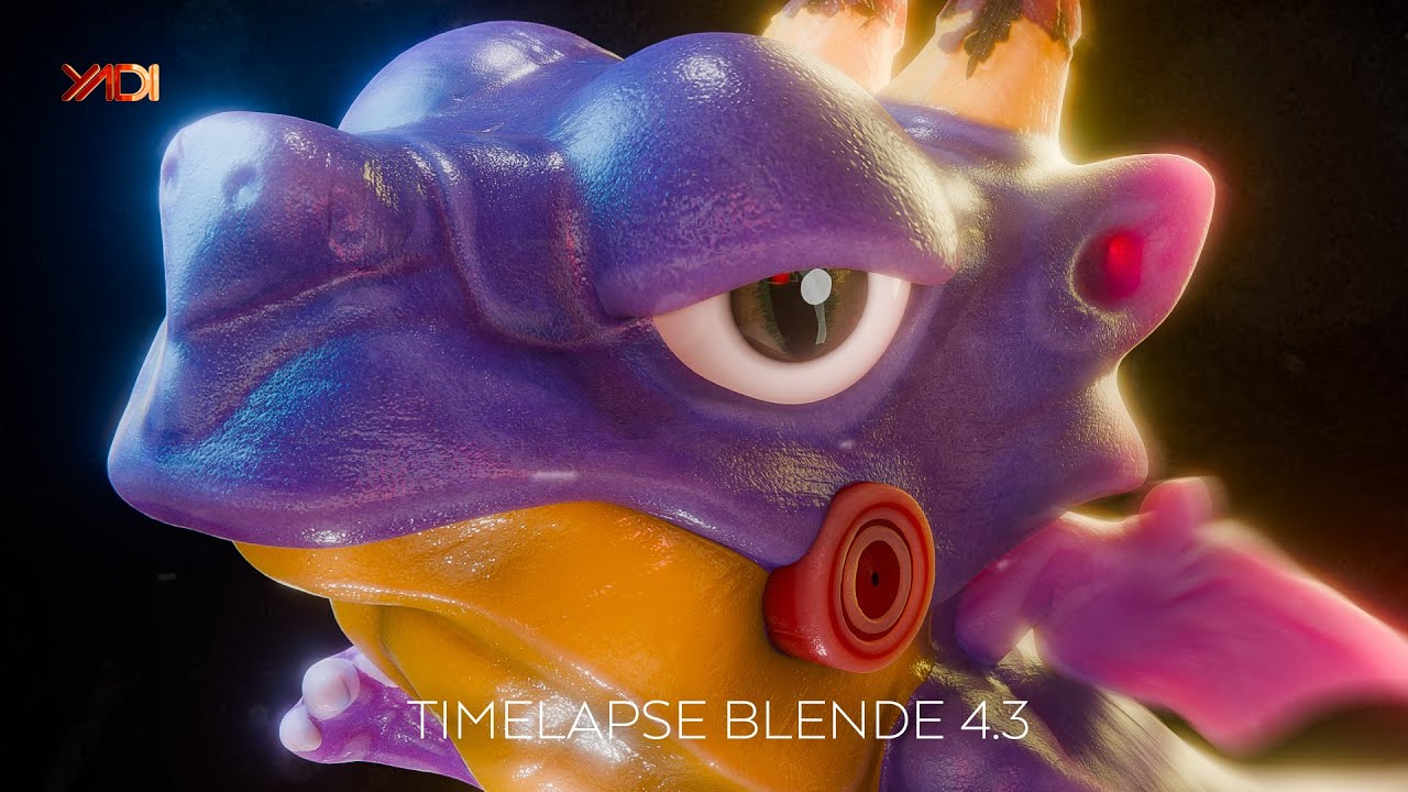 Timelapse | Modelado del Dragón de Gunbound en Blender | Fan Art ...