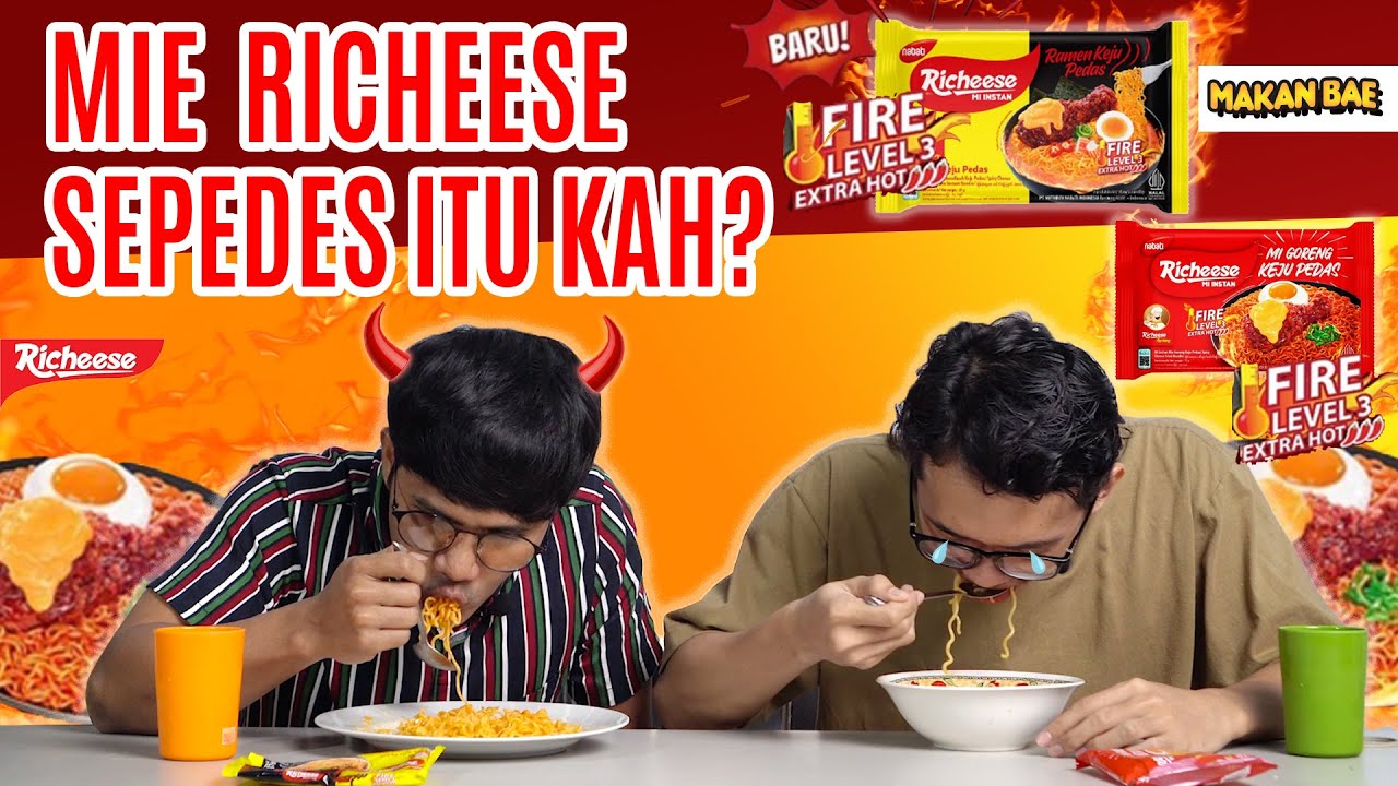 REVIEW MIE GORENG RICHEESE & MIE RICHEESE RAMEN KEJU || MIE INSTAN KEJU ...