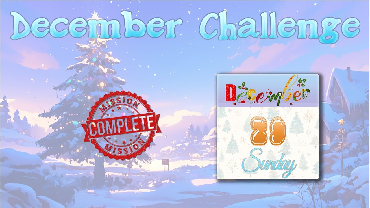 29th December (Sun) 5-Minute Calendar Puzzle Challenge - Time’s Ticking ...