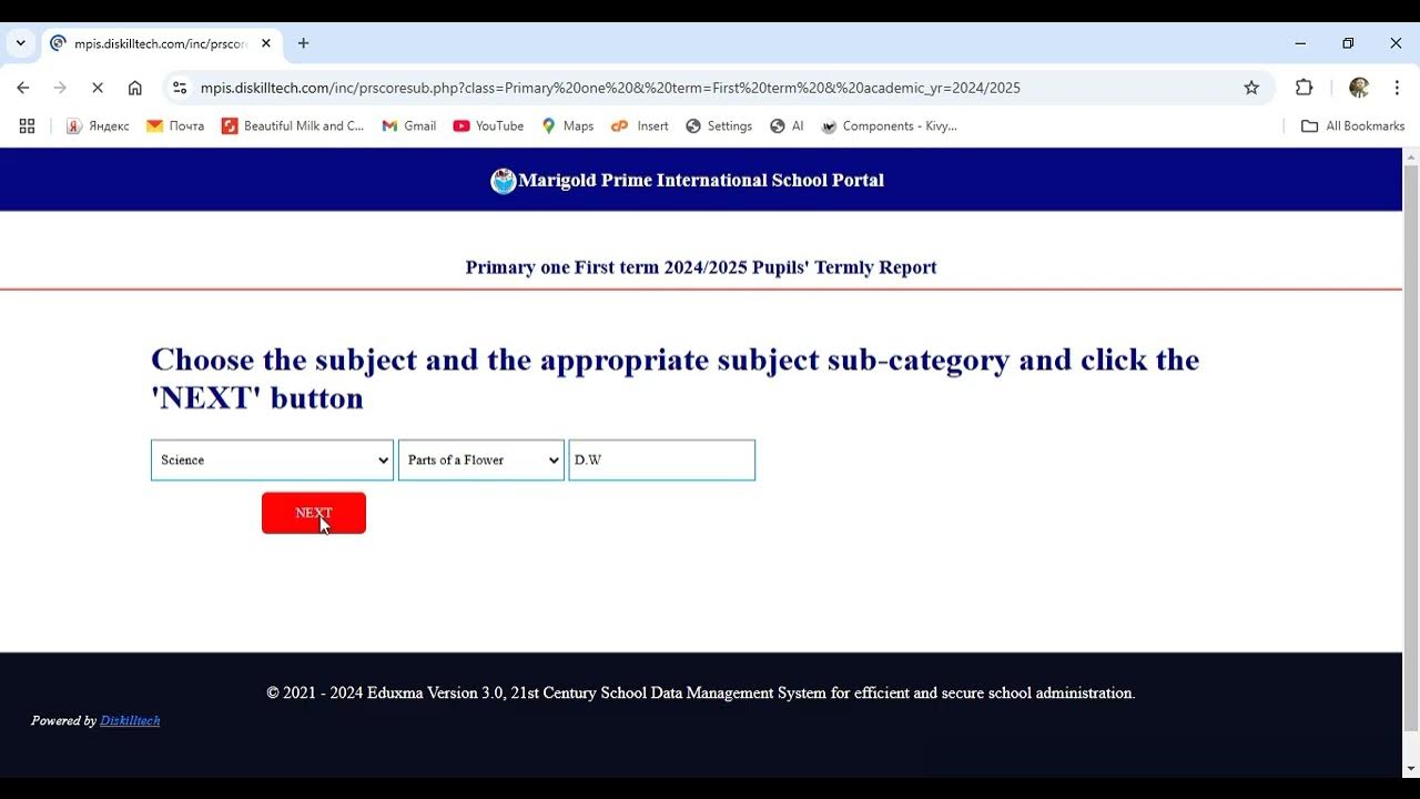 Adding Primary Section Exam Report(British Curriculum) - YouTube