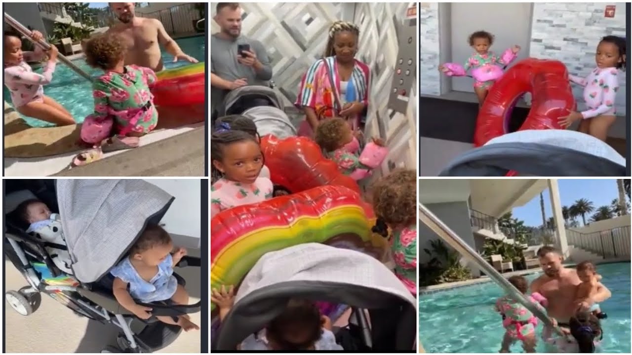 PLAY DATE WITH GREY AND RENE | POOL TIME - YouTube