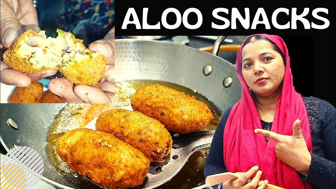 Aloo Snacks 💓 potato snacks 💓 snacks 💓 punjabi village food factory ...