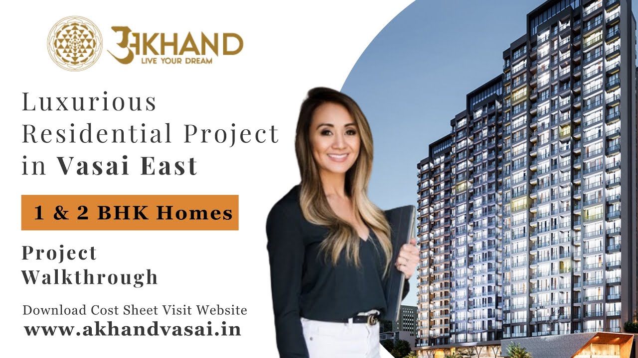 Akhand Vasai East | 1 & 2 BHK Flats | Download Cost Sheet | TECHTON LIFESPACES LLP - YouTube