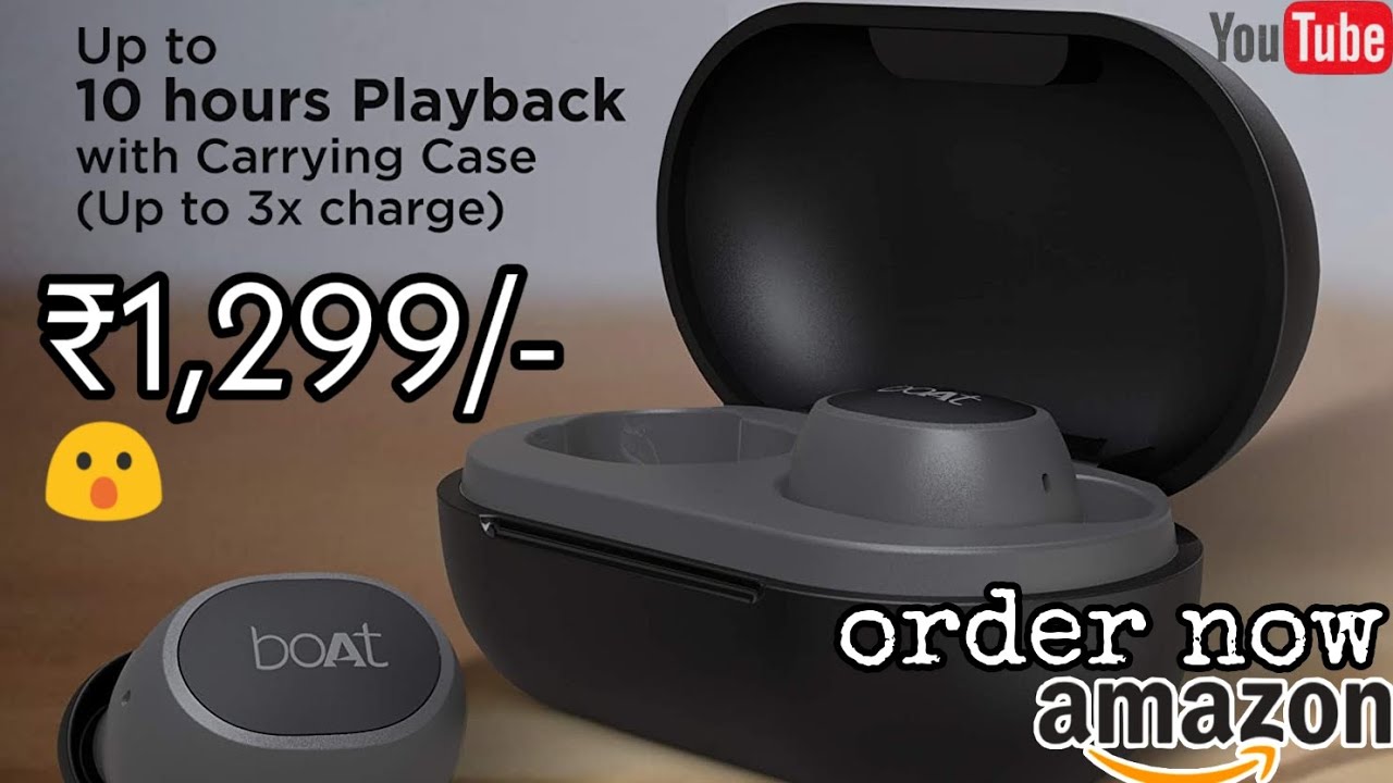 boAt Airdrops 171 Bluetooth Truly Wireless Earbuds with Mic Active ...