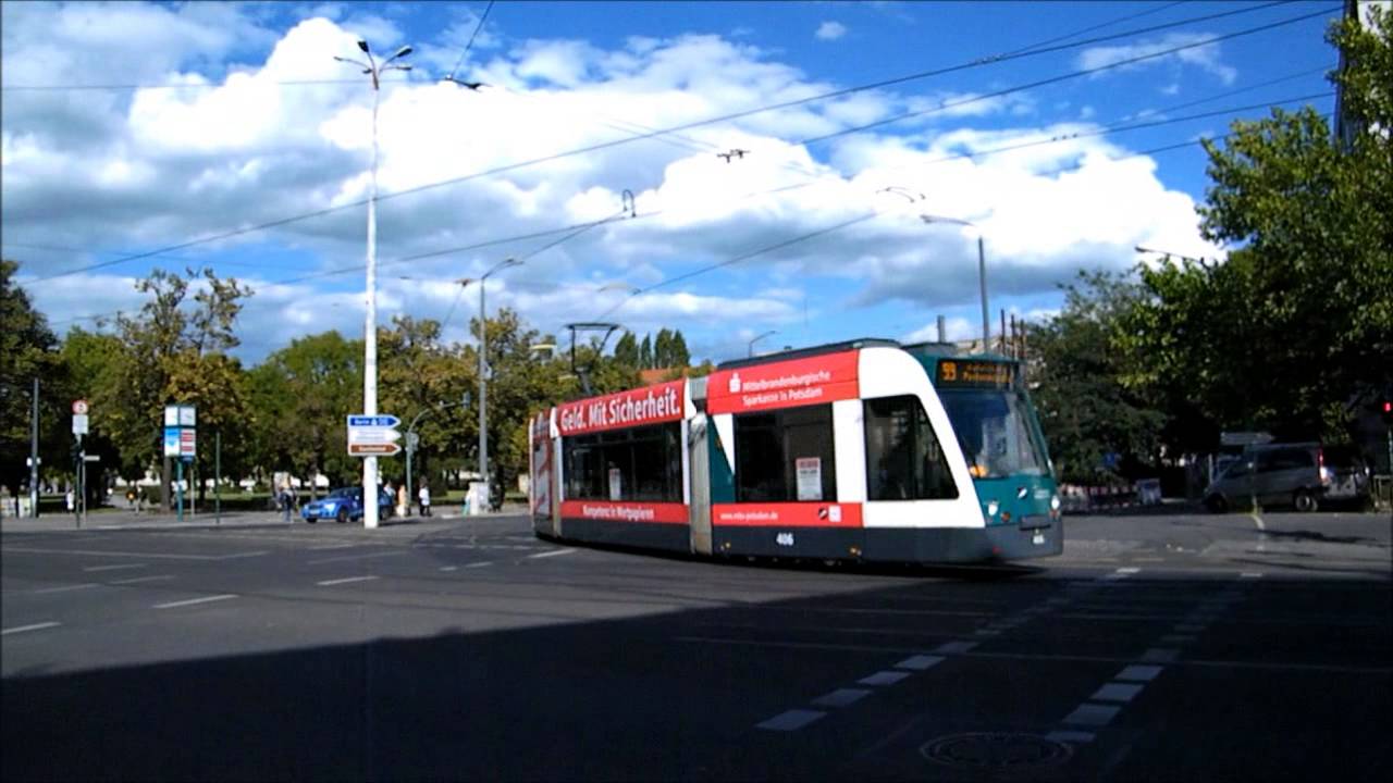 Trams in Potsdam, Germany - YouTube
