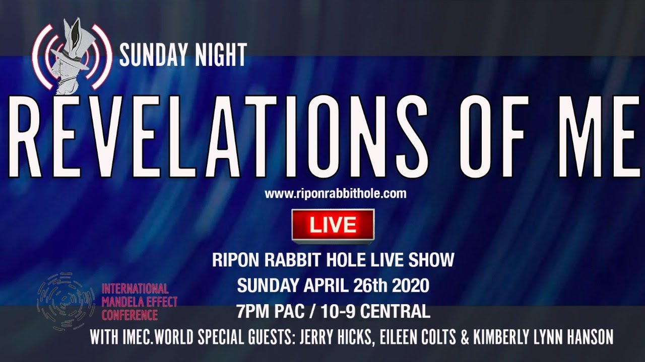 Ripon Rabbit Hole Live - Revelations of Mandela Effect - YouTube