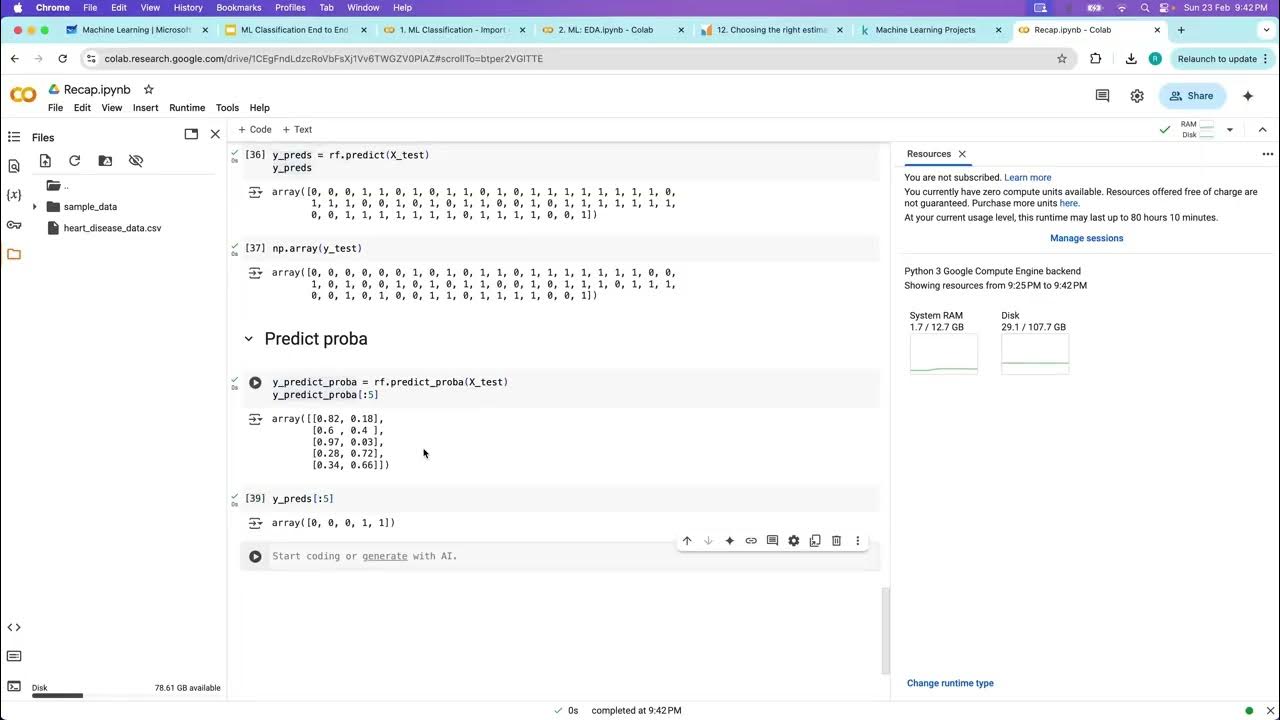 18. predict() vs. predict_proba() – Understanding ML Model Predictions 🎯 - YouTube