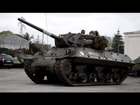 Tank Destroyer M10 in action - Saumur 2016 - YouTube
