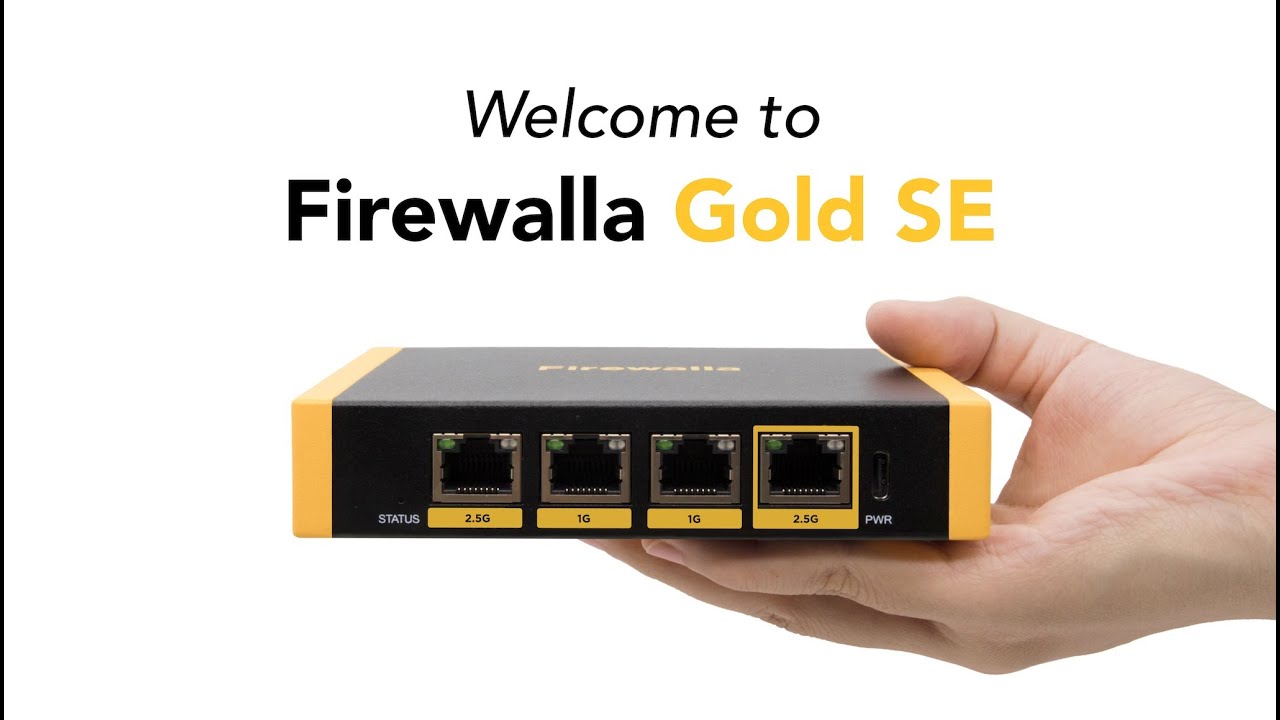 Firewalla Gold SE Introduction - YouTube