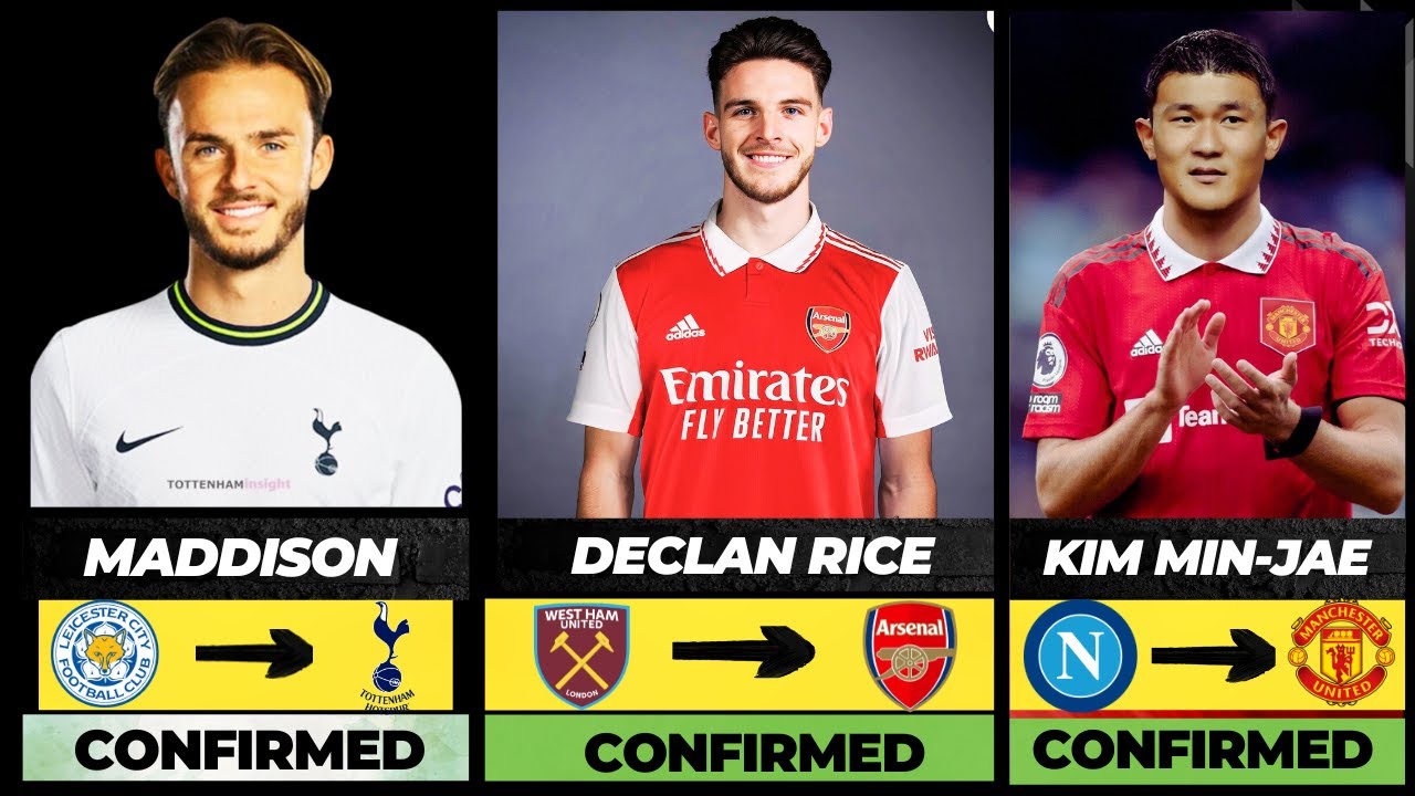 LATEST CONFIRMED TRANSFERS 💥SUMMER TRANSFER WINDOW 2023 Ft Rice ...