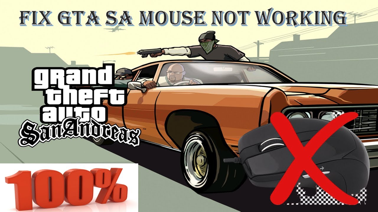how to fix gta san andreas mouse not working problem || fix gta sa ...