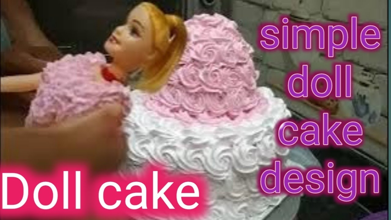 girls special doll cake| best doll cake for girl||pink cake for girl ...