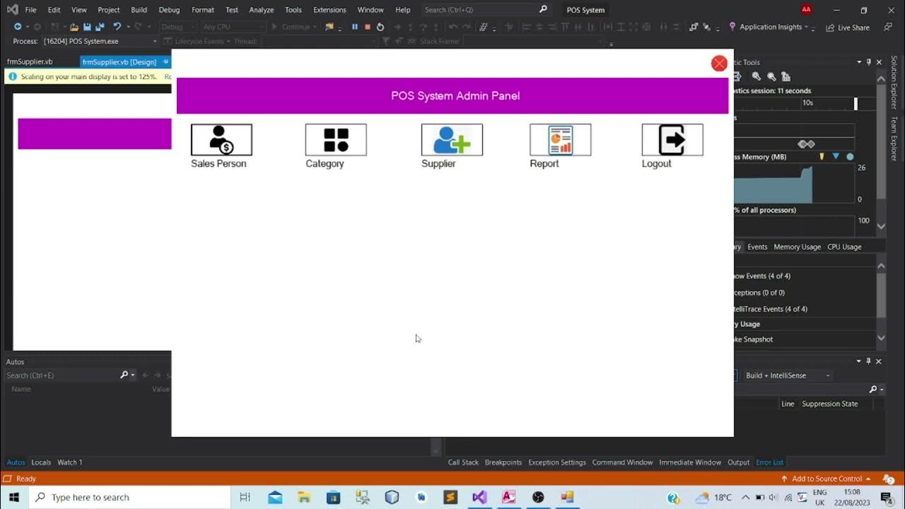 POS System Using Visual Basic Vb.Net and Microsoft Access Part 4 - YouTube