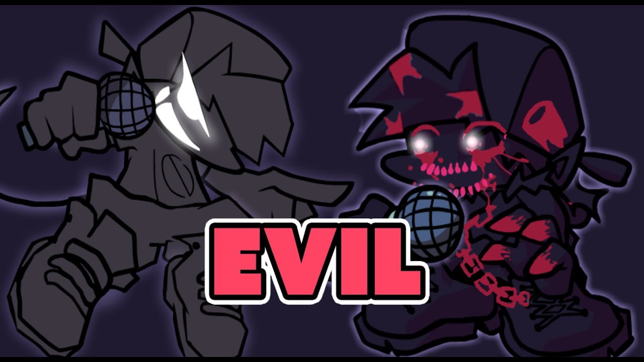 FRYDAY NIGHT FUNKIN EVIL MOD Soul bf vs Evil boyfriend Your self Battle ...