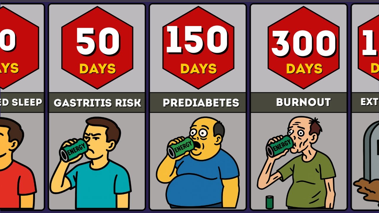 WHAT HAPPENS IF YOU DRINK ENERGY DRINKS EVERY DAY? - YouTube