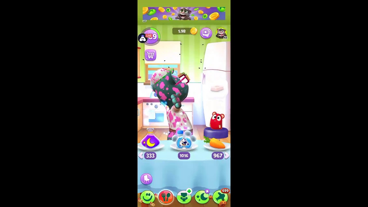 MY TALKING TOM 2 LIVE! 😺 Funny Cat Moments & NEW Voice Filters (USA ...