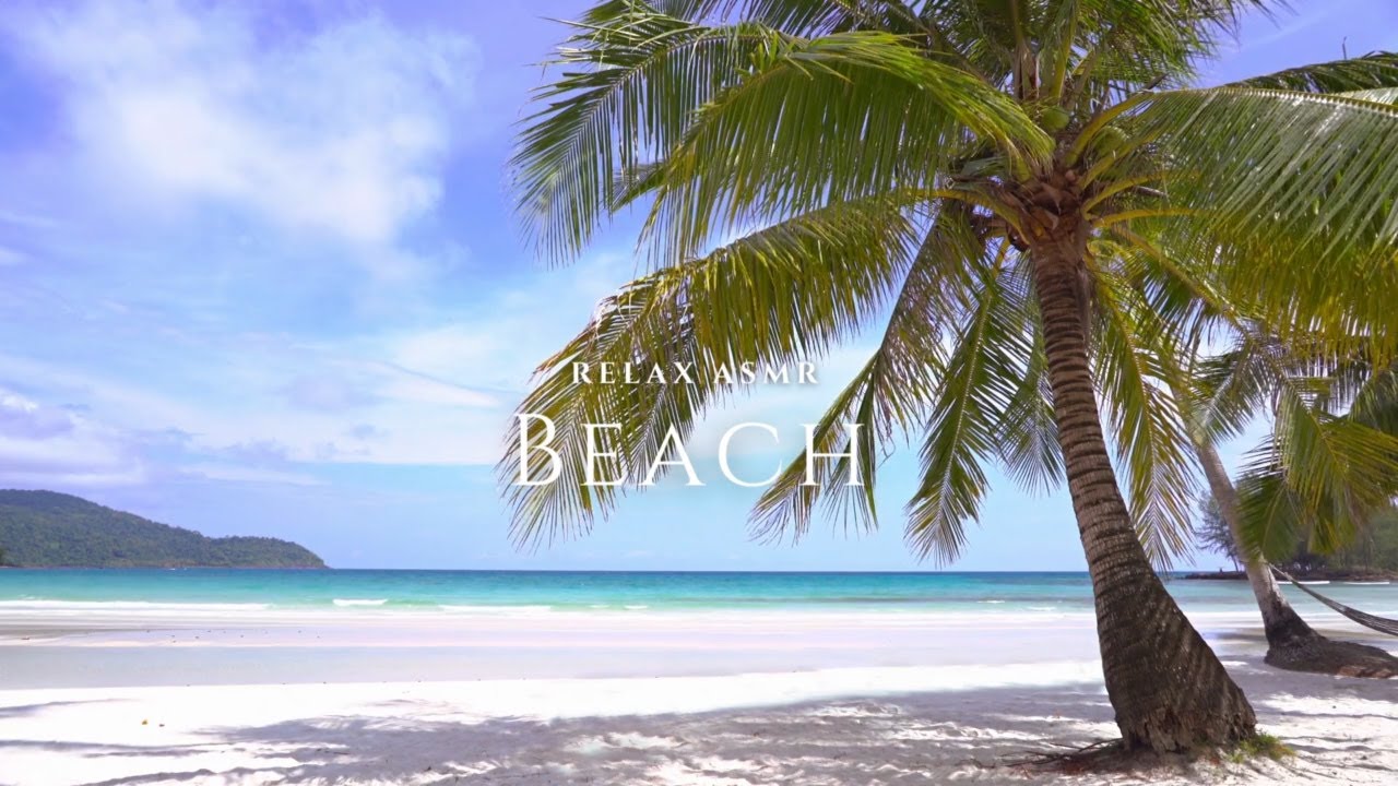 🎧SOFTEST BEACH SOUNDS from the Tropics 8hours😴Ocean Wave Sounds for ...