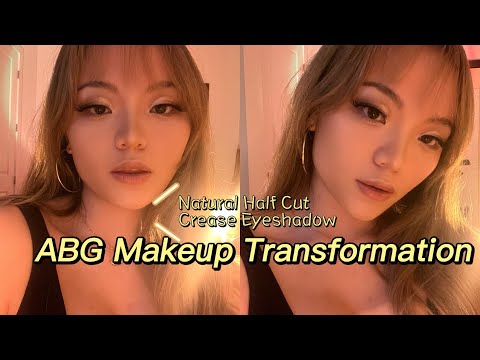 ABG Makeup Transformation | Natural Half Cut Crease | Hot girl makeup |