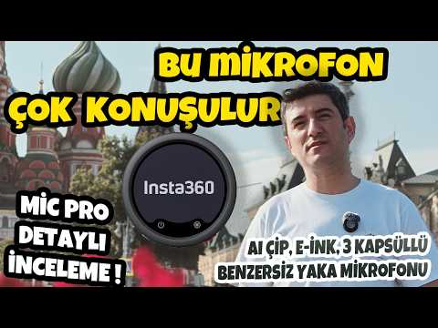 İçerik üretici dostu Bu Mikrofon çok konuşulacak ! Insta360 Mic Pro