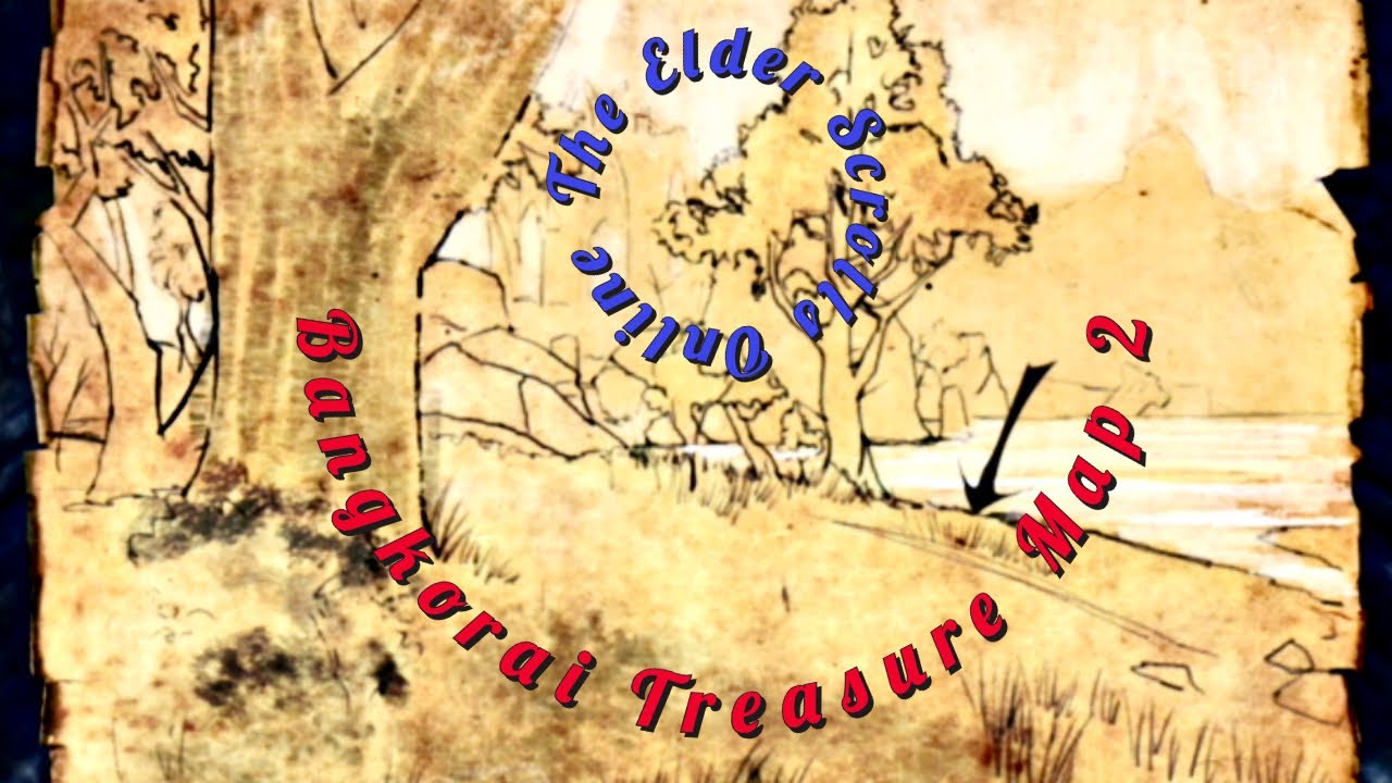 ESO: Bangkorai Treasure Map 2 - The Elder Scrolls Online Bangkorai ...