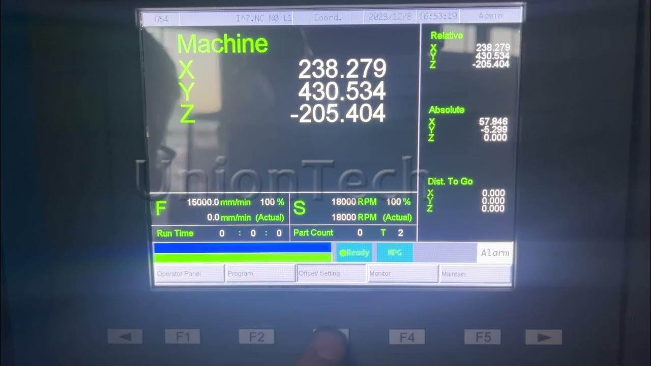 ROUTER: syntec ATC cnc machine quick start. - YouTube