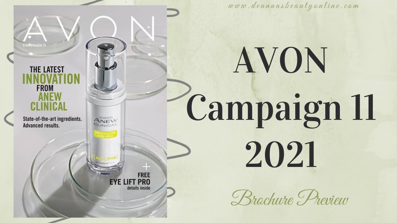 Get a Sneak Peek of the Avon Campaign 11 Brochure for 2021 - YouTube