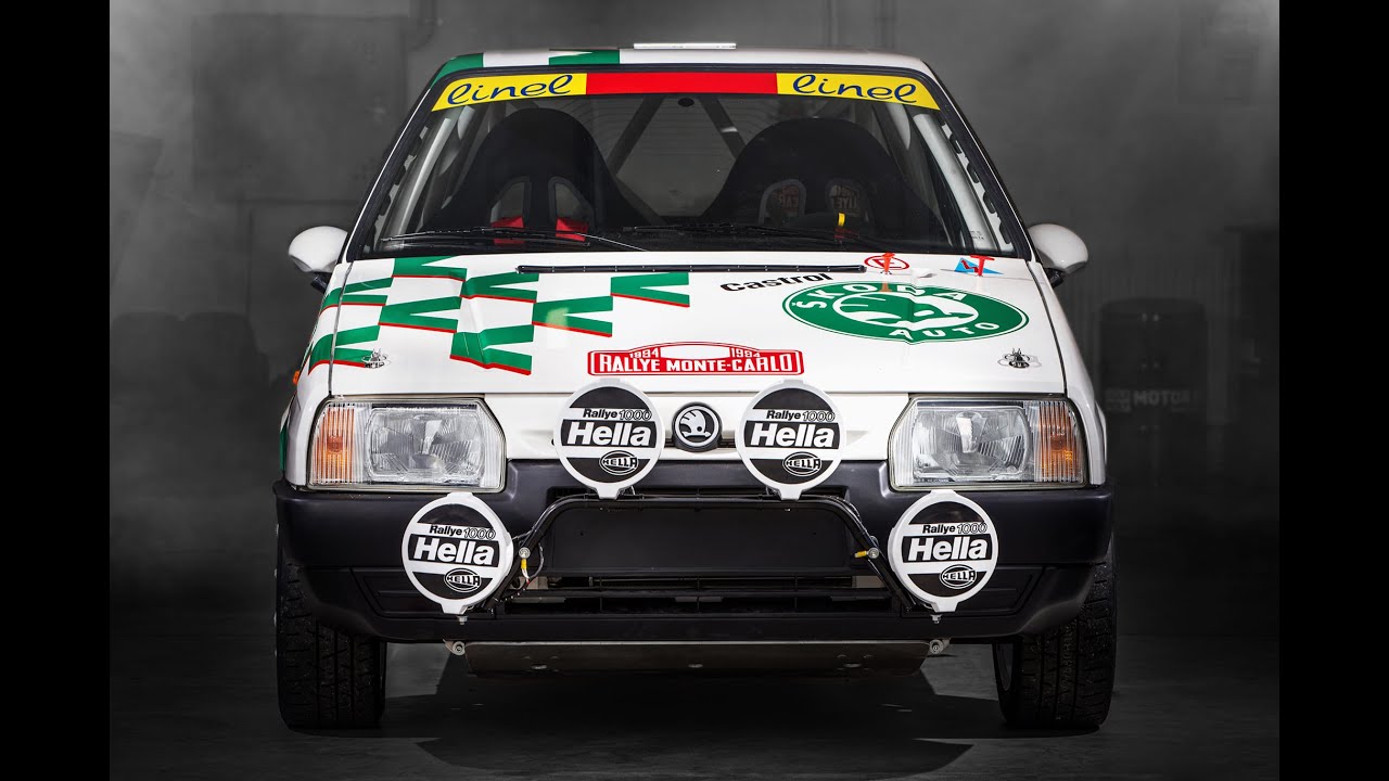 Klinika Škoda Favorit 136L/A - Polep, lyžina, oni systém, sedačka - YouTube