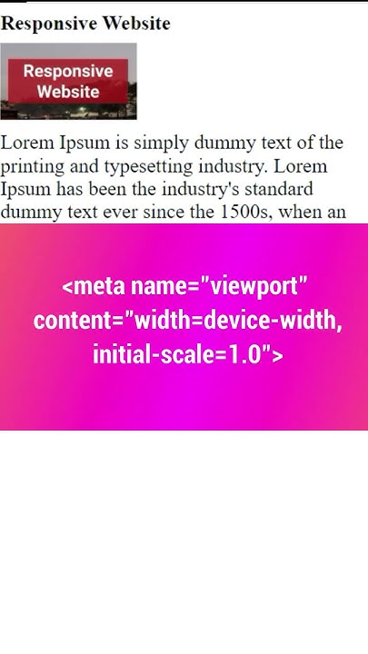 Easily make responsive website using one line code #shorts - YouTube