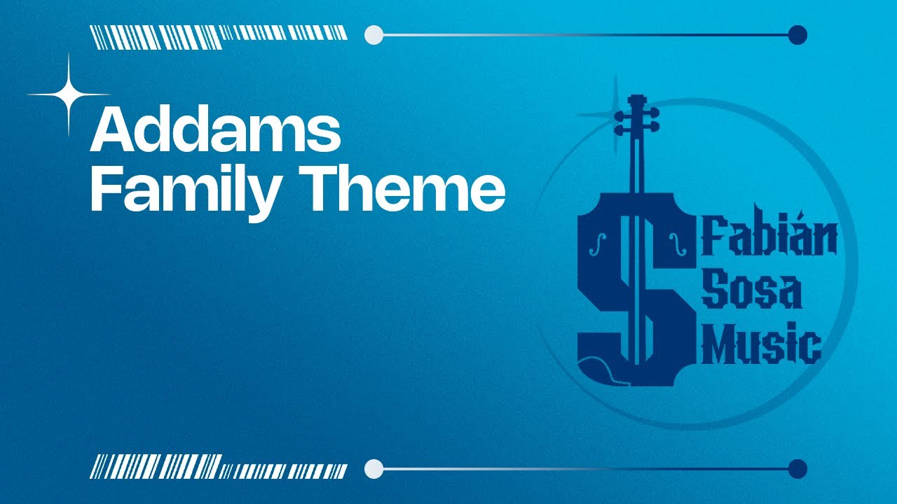ADDAMS FAMILY THEME ( Partitura para Violín - Violin Sheet ) - YouTube
