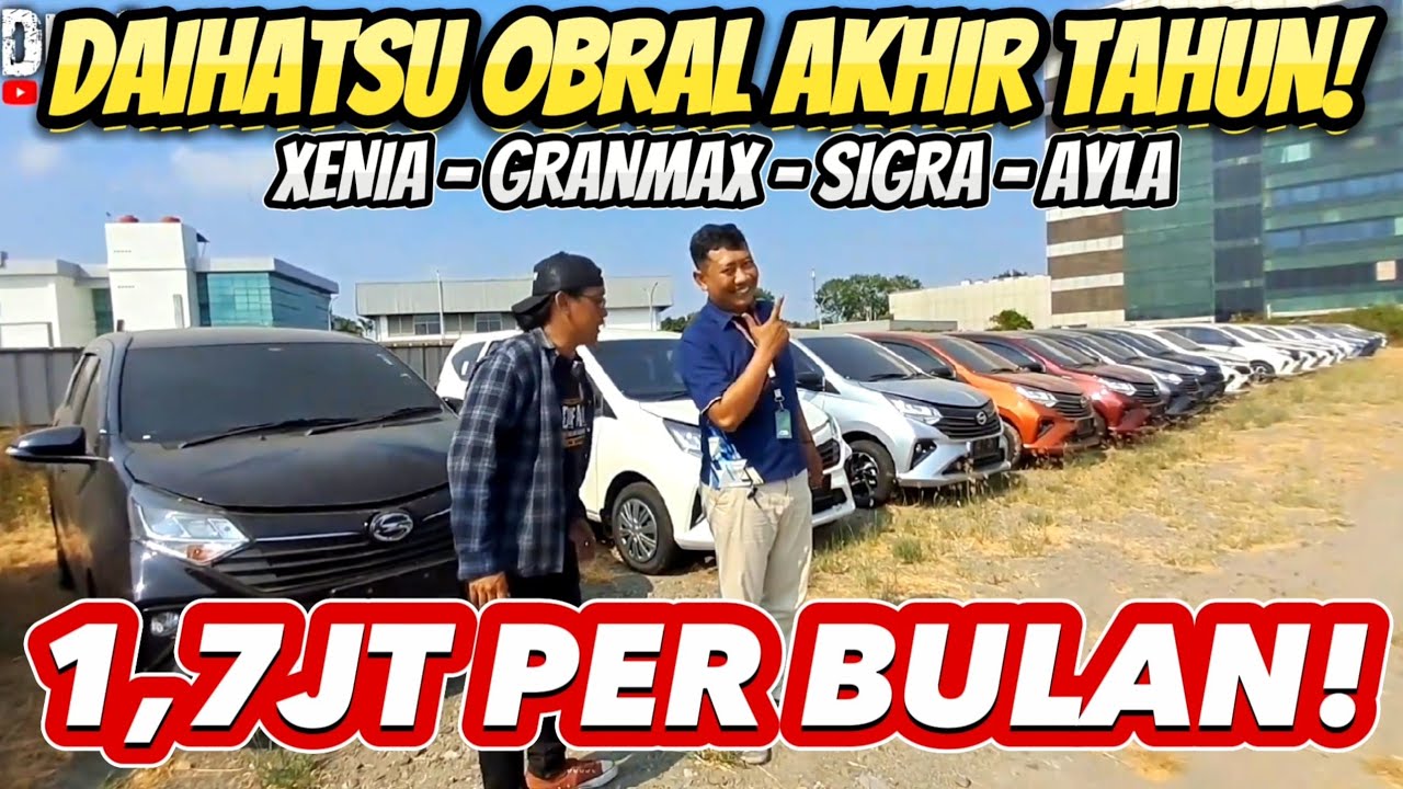 MODAL 2JT! ANGS 1,7JT PROMO DAIHATSU SEJABODETABEK MURAH! - YouTube