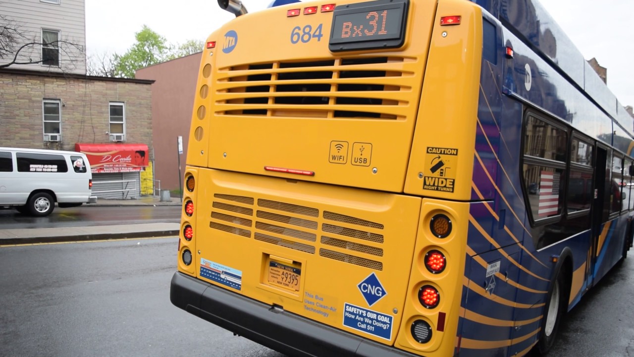 New! Woodlawn-bound XN40 (684) Bx31 bus leaving East 233rd Street/White ...