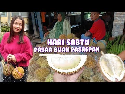 HARI SABTU UPDATE HARGA DURIAN PISANG ALPUKAT MANGGIS DAN BUAH LAINNYA DI PASAR BUAH PASREPAN ...
