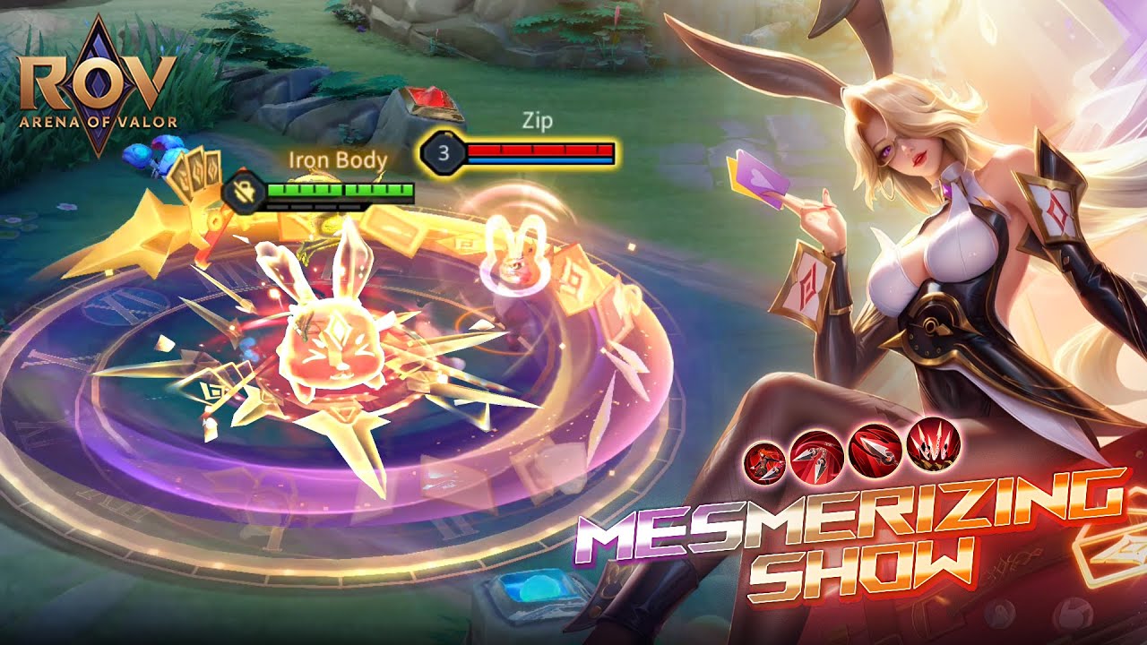 RoV : รีวิว SKIN Veres | Mesmerizing Show พลังบันนี่เกิร์ลเมจิก 2025 ...