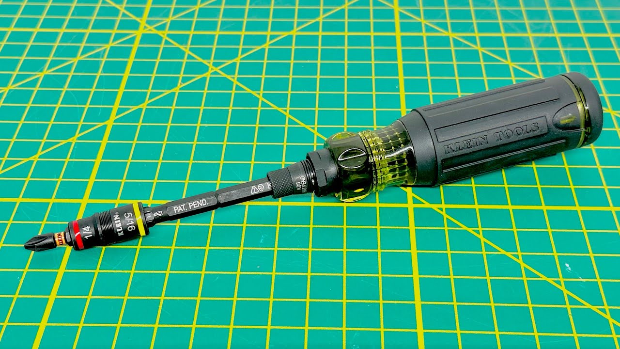 Klein tools KNECT 16-in-1 Impact Rated Hybrid Screwdriver / Nut Driver ...